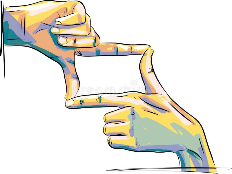 Sketch of Hands Showing Heart Shape Gesture Stock Vector - Illustration ... Sketch of Hands Showing Heart Shape Gesture Stock Vector - Illustration ...