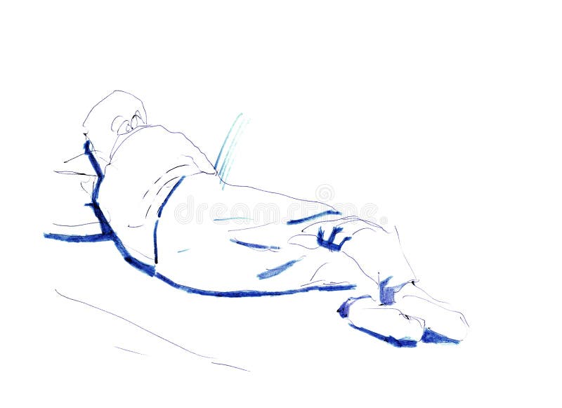 Kid Sleeping Pencil Drawing Stock Illustrations – 43 Kid Sleeping ...