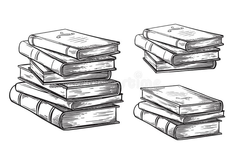 Stack Books Stock Illustrations – 54,099 Stack Books Stock ...