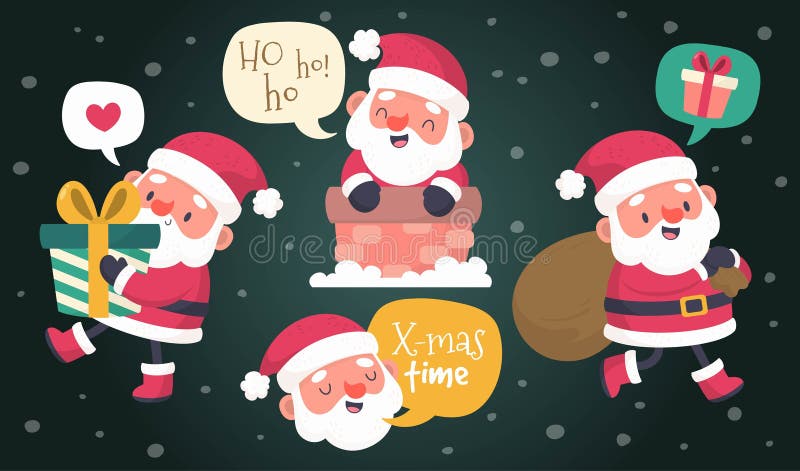 Hand Drawn Snowman Character Collection Vector Design Stock Vector ...