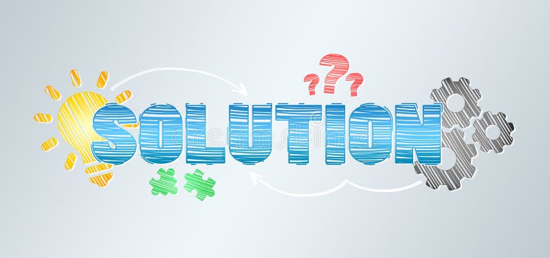 Solution Text Stock Illustrations – 95,574 Solution Text Stock ...