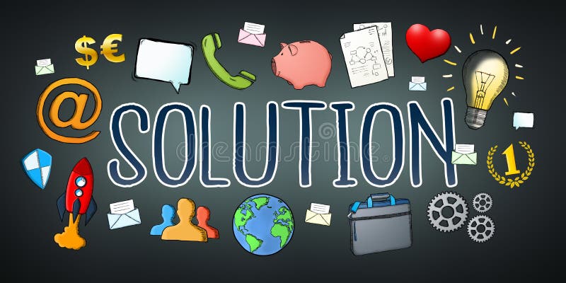Solution Text Stock Illustrations – 95,574 Solution Text Stock ...