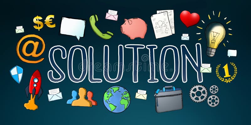Solution Text Stock Illustrations – 95,574 Solution Text Stock ...