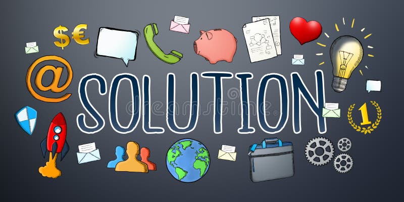 Solution Text Stock Illustrations – 95,574 Solution Text Stock ...