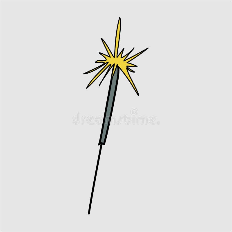 Sparkler Doodle Stock Illustrations – 438 Sparkler Doodle Stock ...