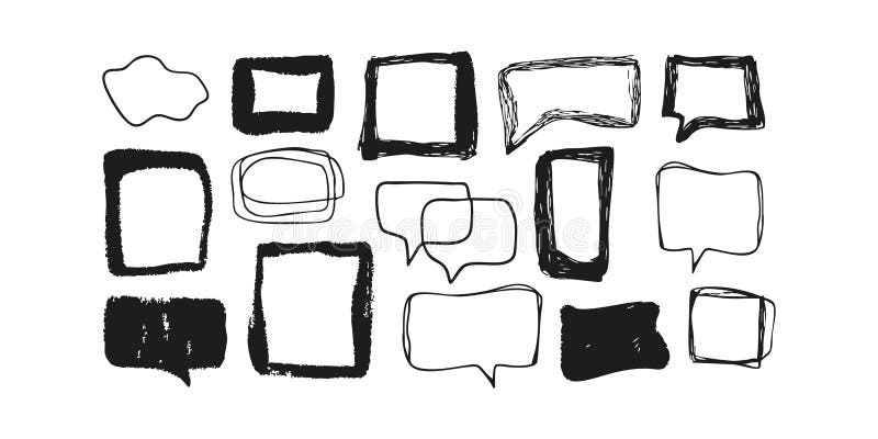 Creative Communication Elements Collection Stock Illustrations – 10,416 ...