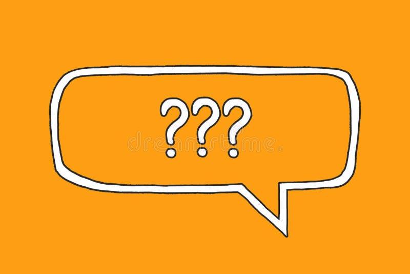 Speech Bubble Question Marks People Stock Illustrations – 151 Speech ...