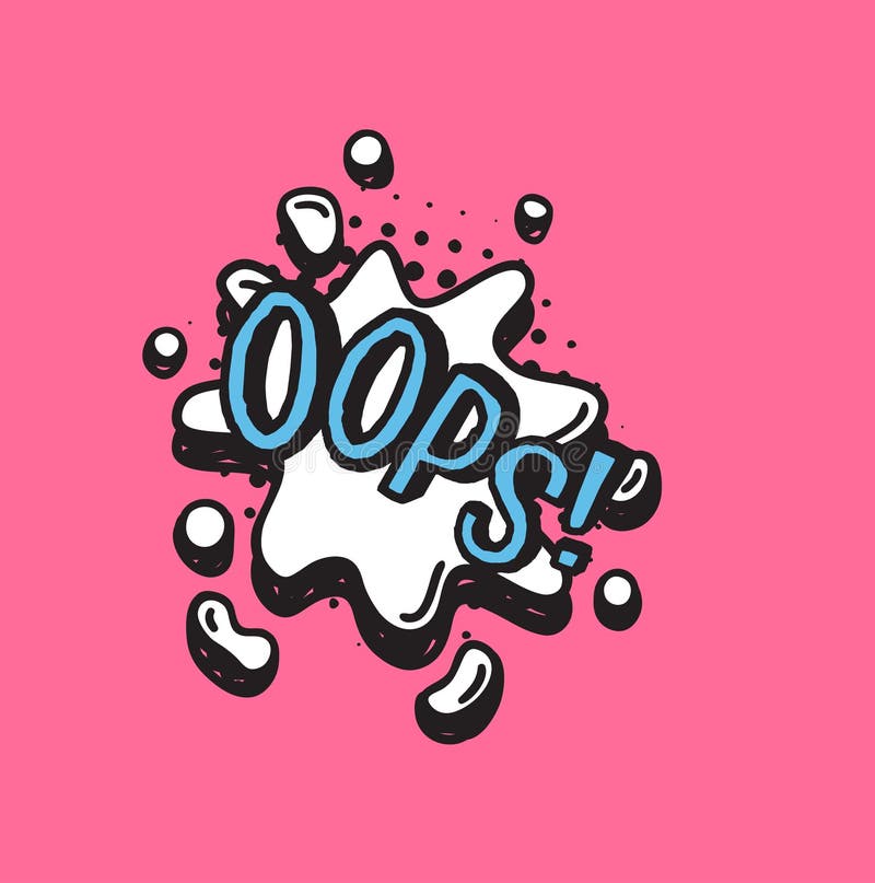 Pop Art Speech Bubble Drawing with Text. Cartoon Style Vector ...