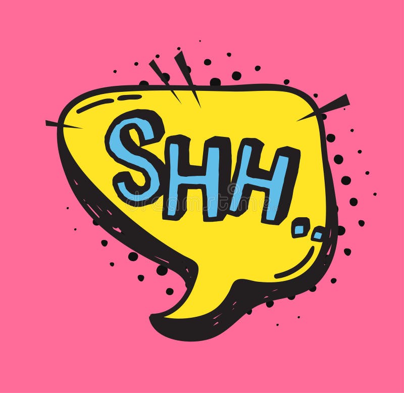 Shh Stock Illustrations – 802 Shh Stock Illustrations, Vectors ...