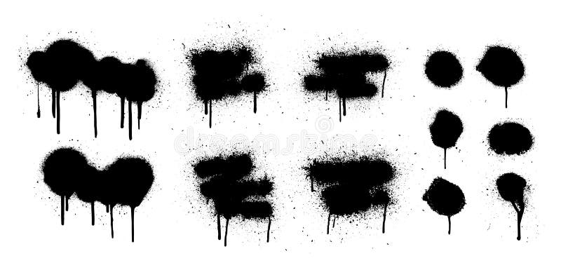 Spray Paint Line Drips Stock Illustrations – 456 Spray Paint Line Drips ...