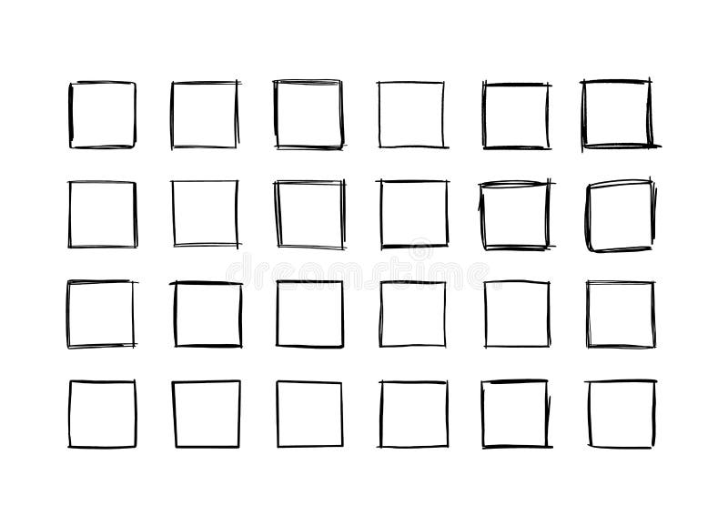 Hand Drawn Rectangular Box Stock Illustrations – 558 Hand Drawn ...