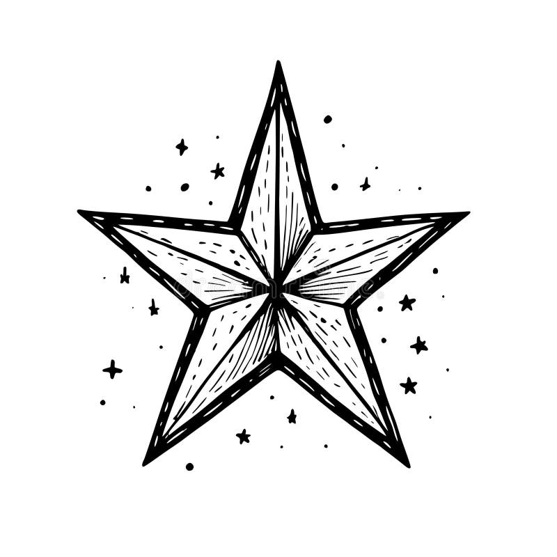 Hand Drawn Star Icon. Doodle Style Stock Illustration - Illustration of ... Hand Drawn Star Icon. Doodle Style Stock Illustration - Illustration of ...