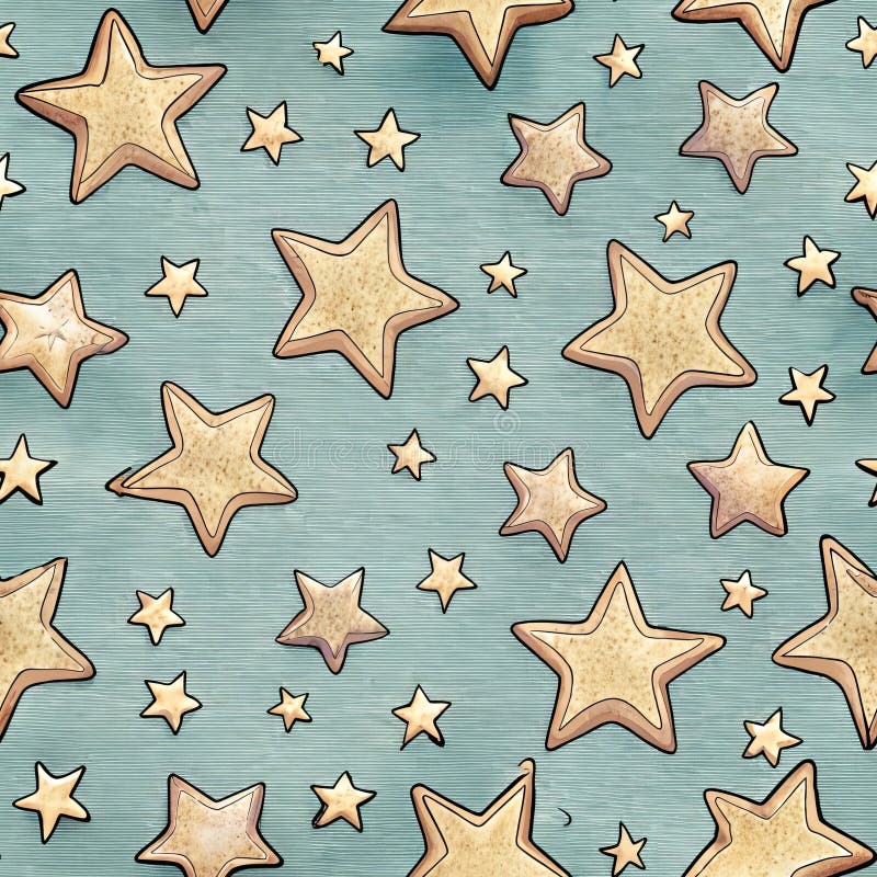 Cute Hand Drawn Celestial Pattern Background Stock Photos - Free ...