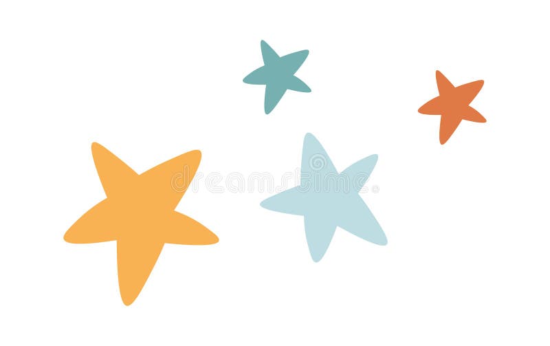 Hand Drawn Star stock illustration. Illustration of vector - 276019634