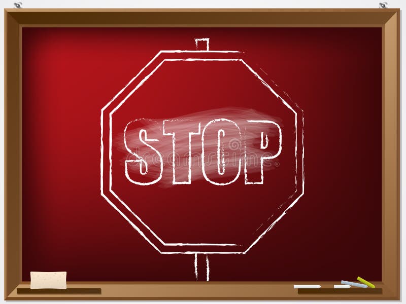 Hand drawn stop sign stock vector. Illustration of creative - 54501631