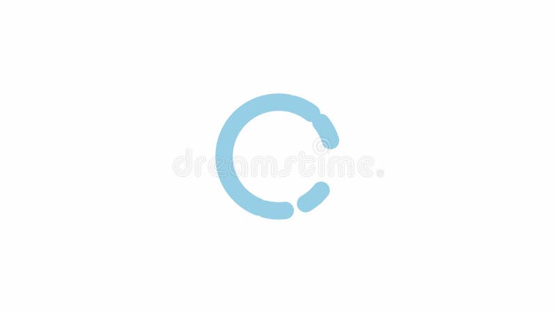 Loading Animation Icon on Transparent Background Stock Footage - Video of motion, waiting: 263796628