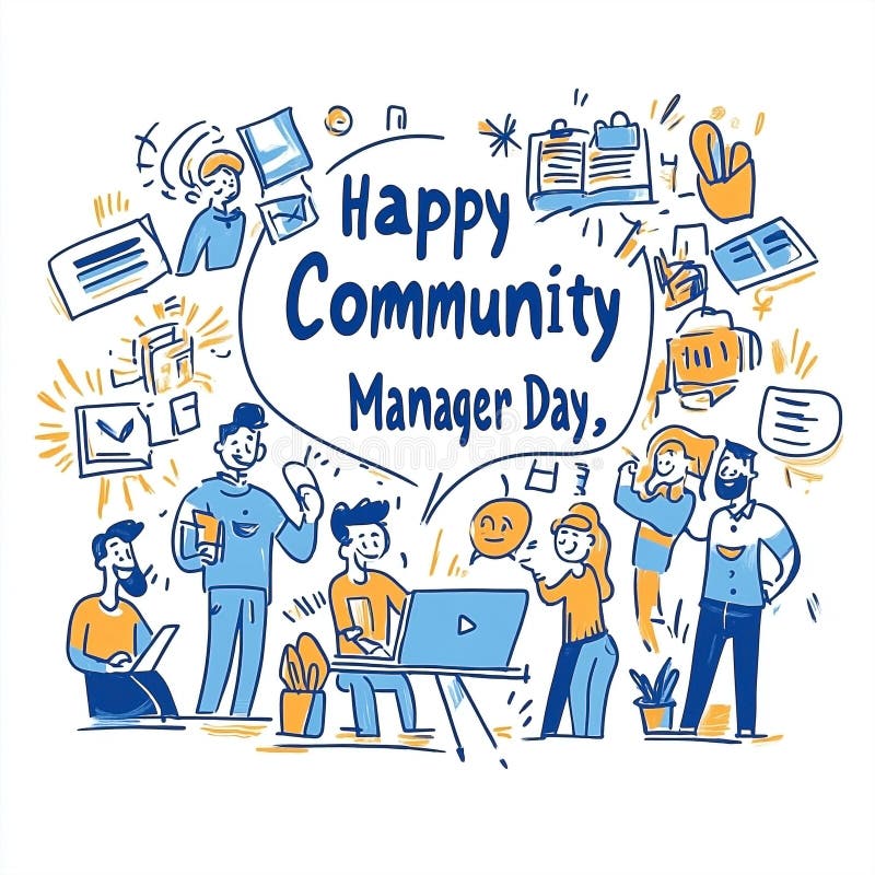Celebrating Community Managers with a Fun, Doodle-style Illustration ...