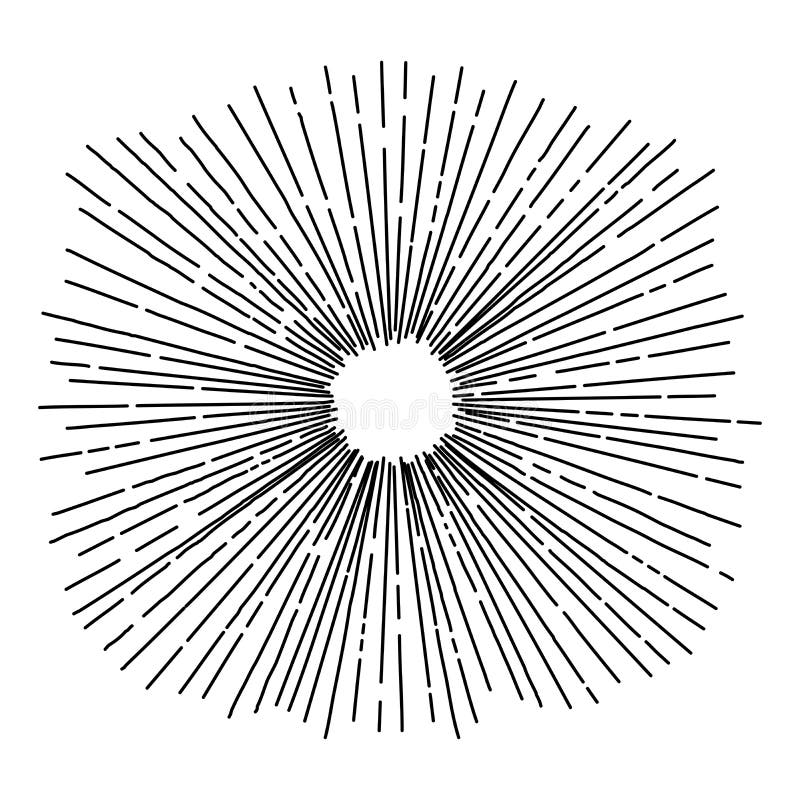 Sun Rays Black White Stock Illustrations – 11,089 Sun Rays Black White ...