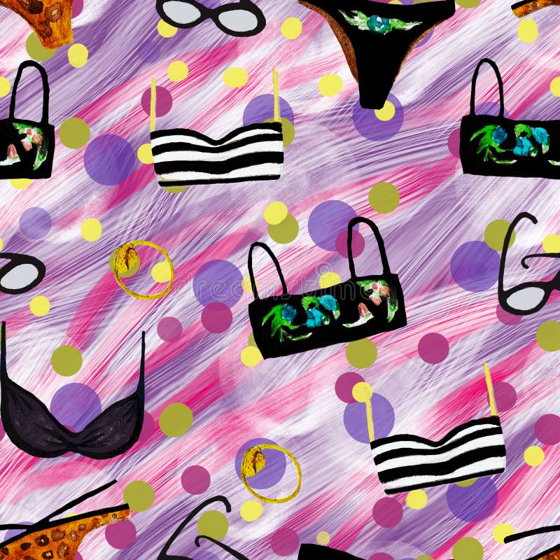 Swimming Suit Design Pattern Stock Illustrations – 416 Swimming Suit ...