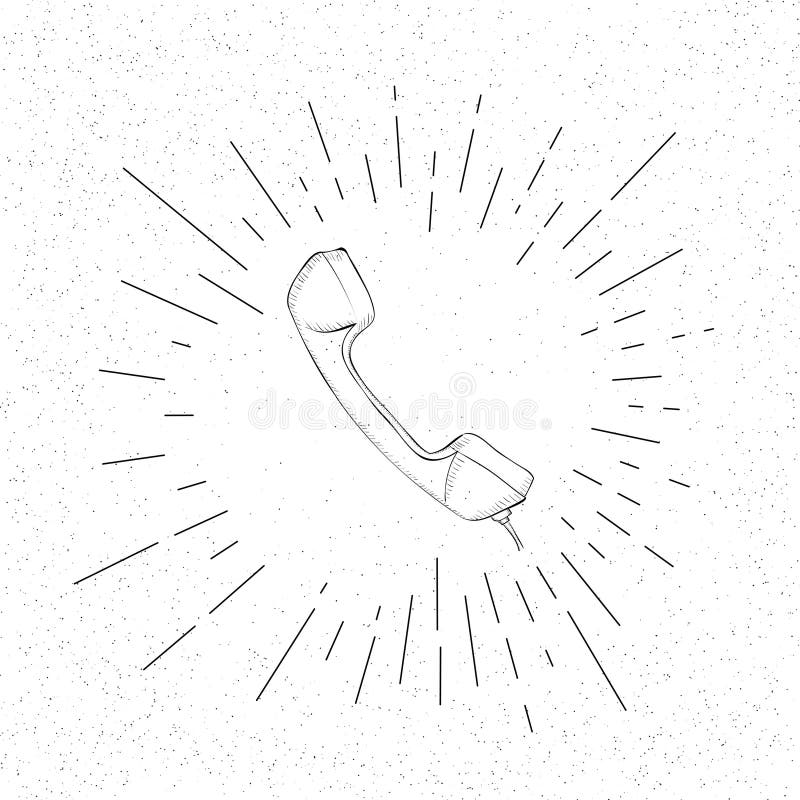 Landline Phone Drawing Stock Illustrations – 245 Landline Phone Drawing ...