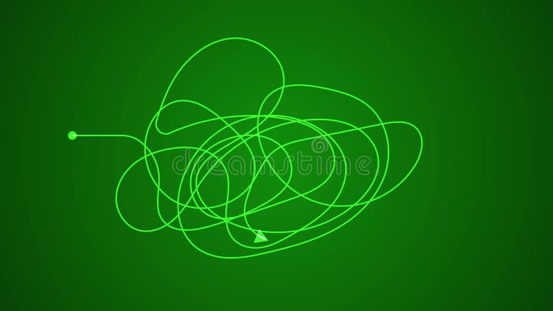 Hand Drawn Tangle Scrawl Sketch Line Like Finding a Solution Stock ...