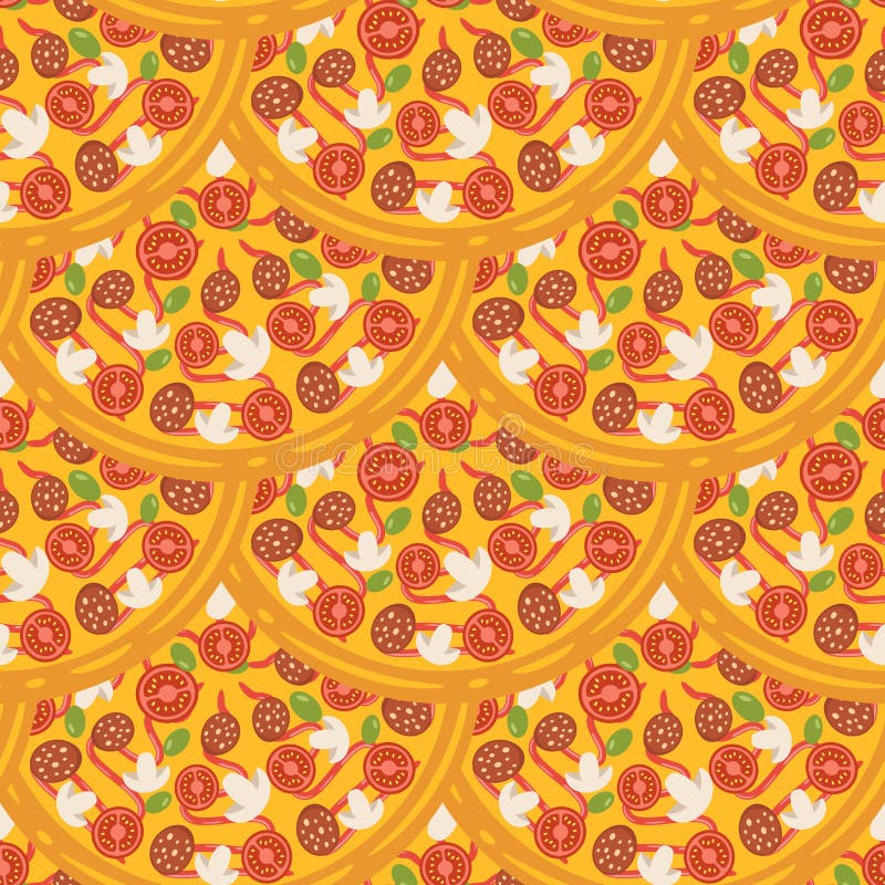 Pizza Repeating Background Stock Illustrations – 413 Pizza Repeating ...
