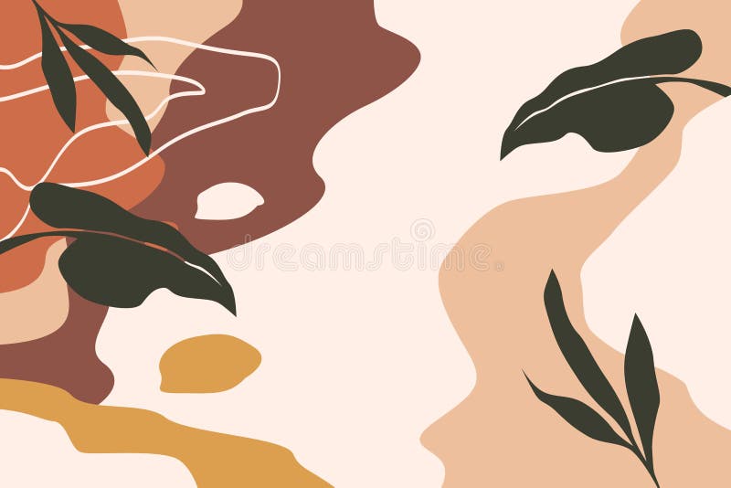 Hand Drawn Terracotta Background Vector Stock Illustration ...