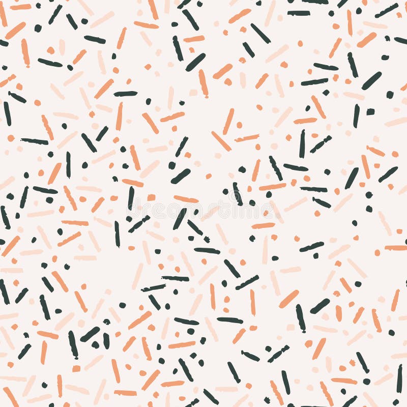 Hand Drawn Textured Doodle Seamless Pattern. Vector Micro Texture for ...