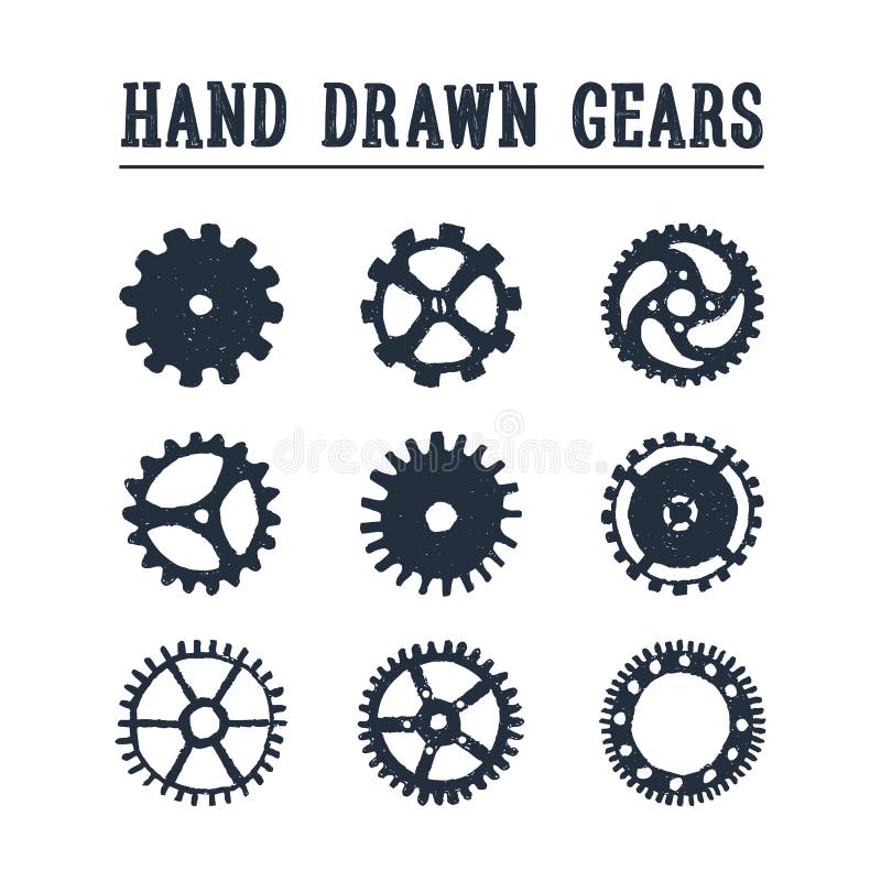 Hand Drawn Cogs Stock Illustrations – 314 Hand Drawn Cogs Stock ...
