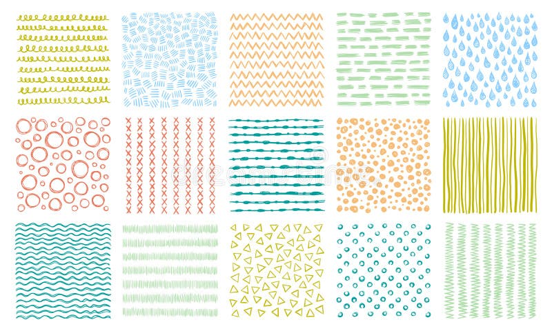 Scribble pattern stock vector. Illustration of freehand - 41423105