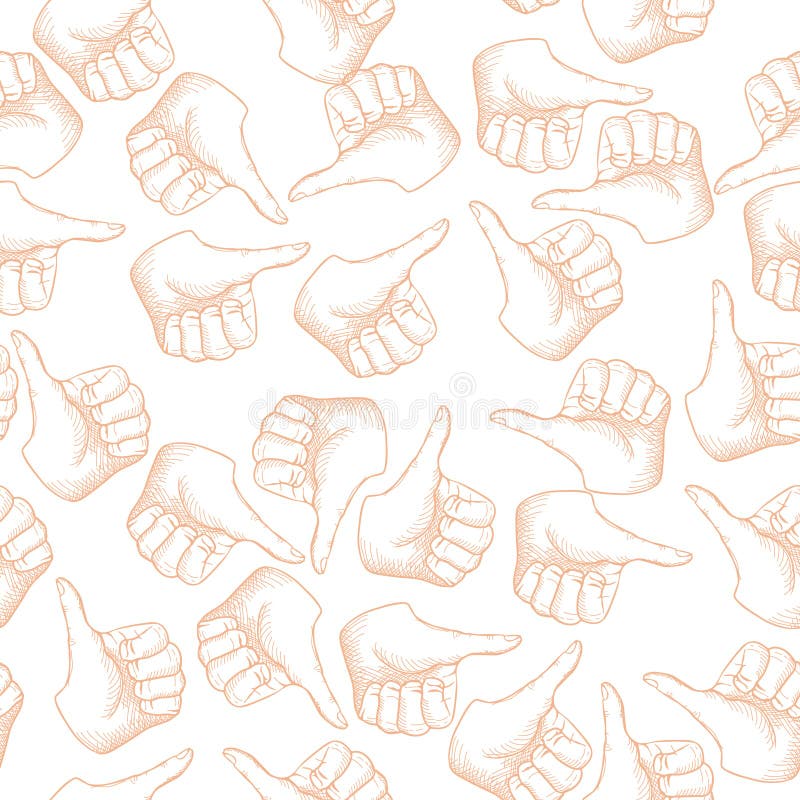 Pattern Thumbs Up Stock Illustrations – 832 Pattern Thumbs Up Stock ...