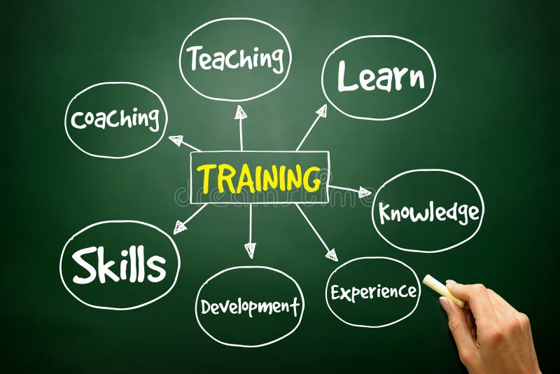 Hand Drawn TRAINING Mind Map, Business Concept Stock Photo - Image of ...