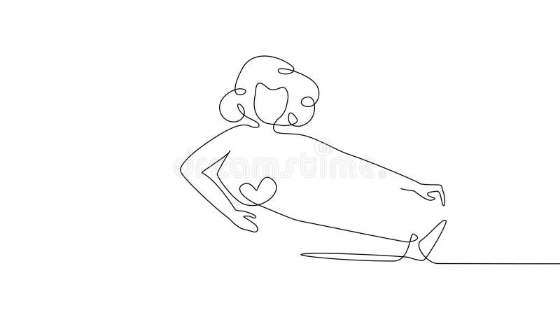 Hand-drawn Transition Frame-by-frame Motion. Cartoon Animation. Ink ...