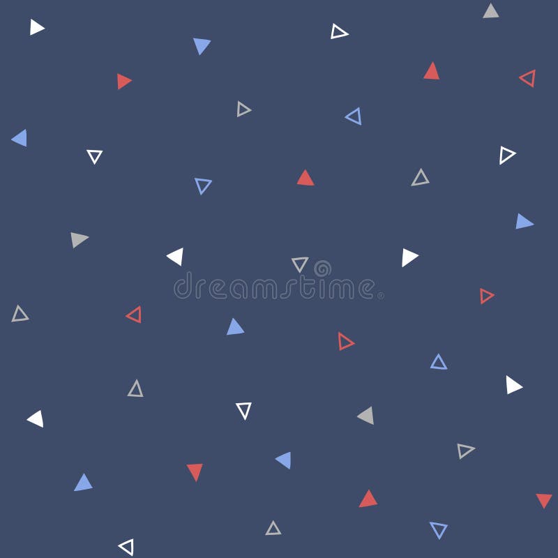 Hand Drawn Triangle Confetti Seamless Pattern Background Wallpaper ...