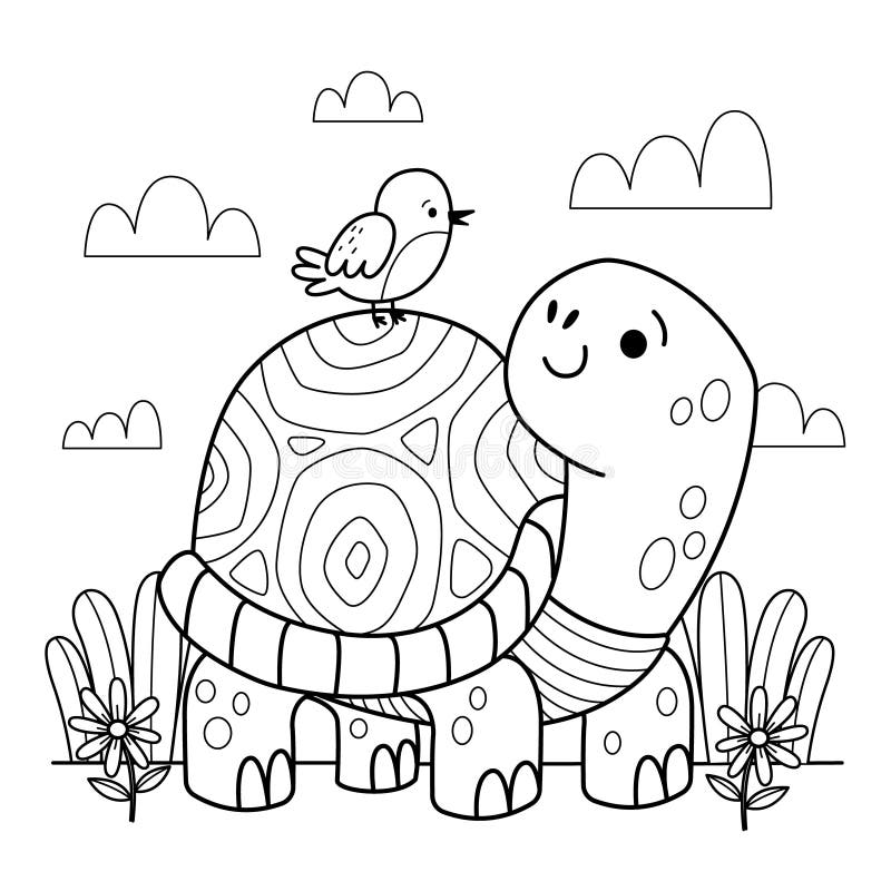 Turtle Outline Stock Illustrations – 7,433 Turtle Outline Stock ...