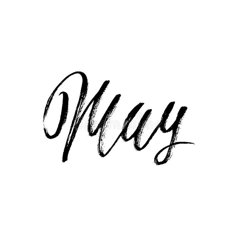 Lettering May Stock Illustrations – 9,890 Lettering May Stock ...