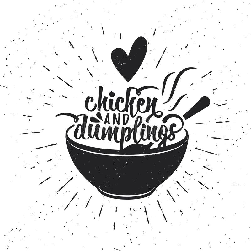 Hand Drawn Typography Poster. Inspirational Vector Typography. Chicken ...
