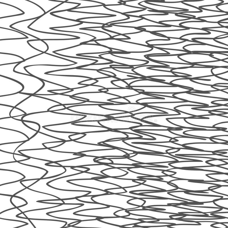 Hand Drawn Uneven Scribble and Irregular Lines Texture, Vector ...