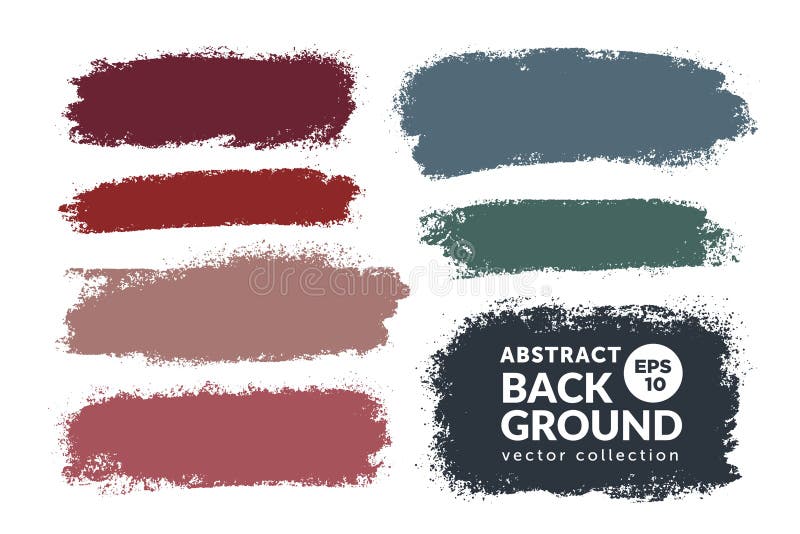 Hand Drawn Various Shapes for Backdrops. Vector Textured Multi Color ...