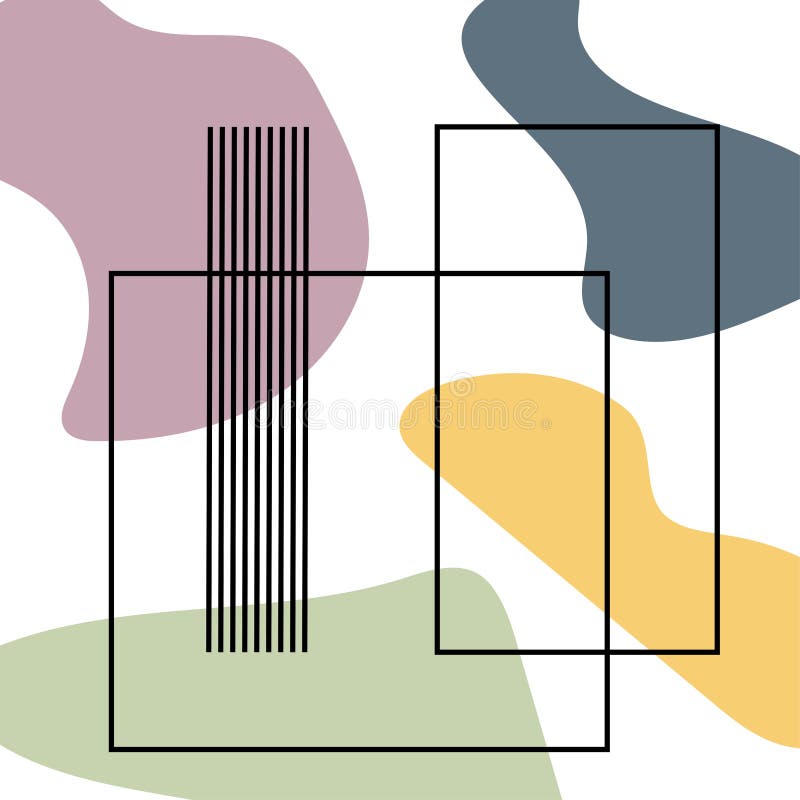 Hand Drawn Various Shapes and Doodle Objects. Abstract Contemporary ...