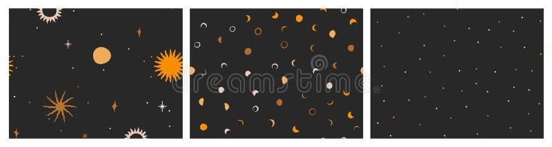 Golden Moon Phases Stock Illustrations – 498 Golden Moon Phases Stock ...