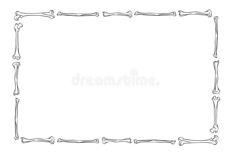 Hand Drawn Vector Abstract Graphic Line Art Frame Banner of Human ...
