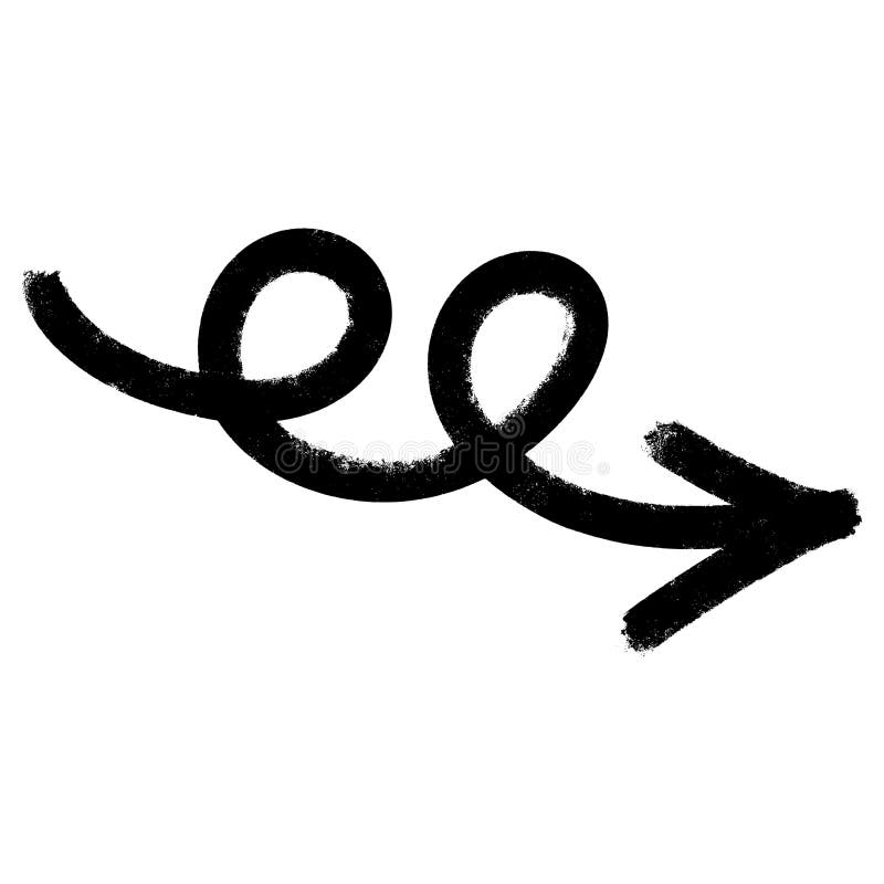 Hand Drawn Arrow Icon Set Isolated on White Background. Doodle Vector ...