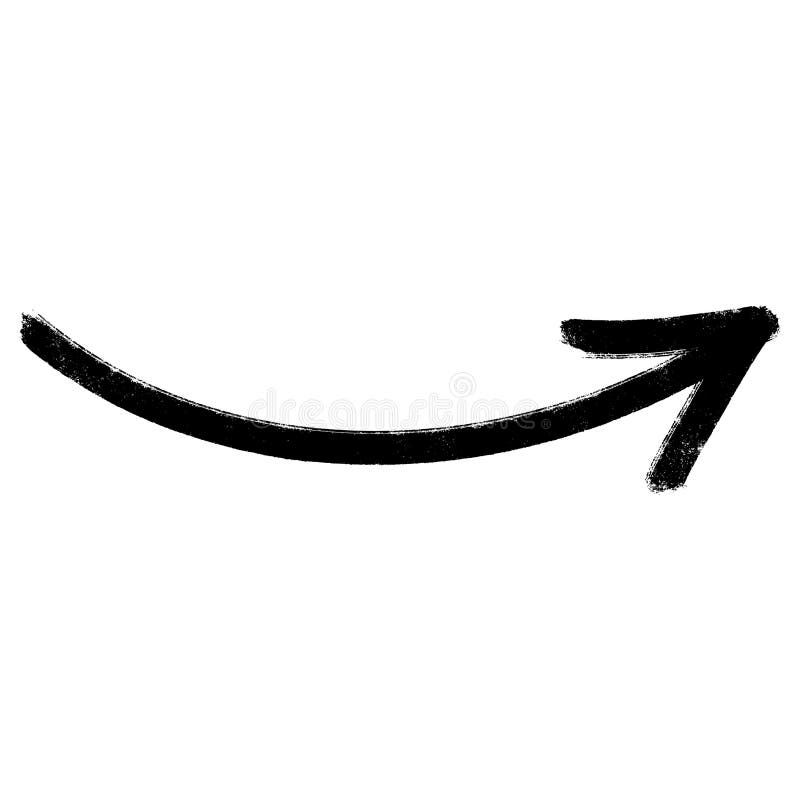 Hand Drawn Arrow Icon Set Isolated on White Background. Doodle Vector ...