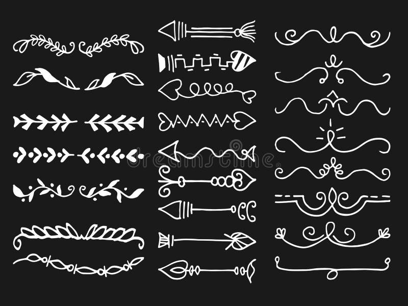 Hand Drawn Black Doodle Borders Stock Illustrations – 3,098 Hand Drawn ...