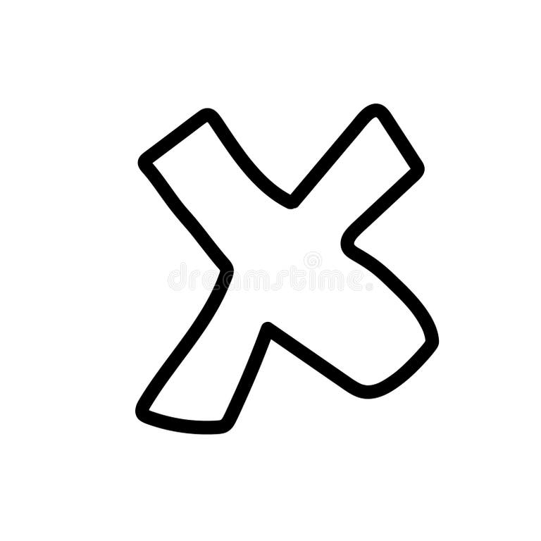 Hand Drawn Vector Doodle Illustration, Abstract Handwriting Stock ...