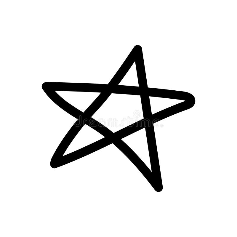 Hand Drawn Vector Doodle Illustration, Abstract Handwriting Stock ...