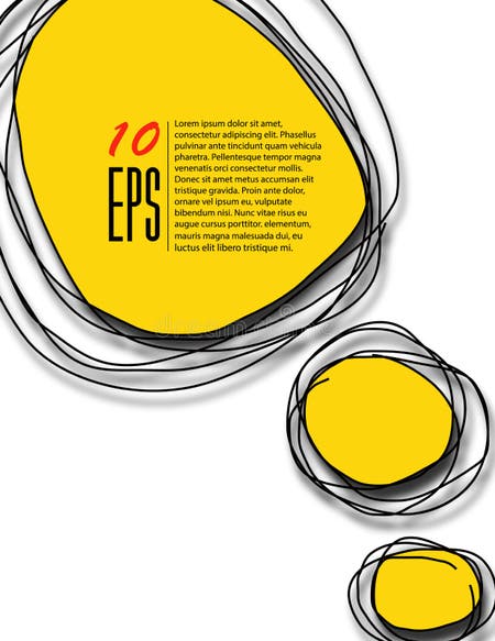 Hand Drawn Vector Framework, Cartoon Style Stock Vector - Illustration ...