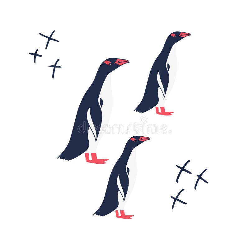 Hand Drawn Vector Illustration with Animals Stock Vector - Illustration ...