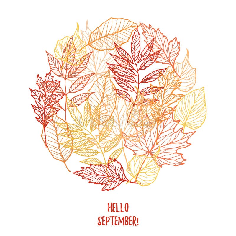 September Leaves Stock Illustrations – 107,200 September Leaves Stock ...